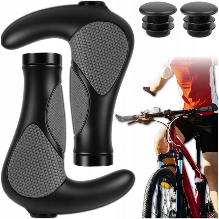CHWYTY ROWEROWE GRIPY NAKŁADKI RĄCZKI DO KIEROWNICY ROWERU ...
