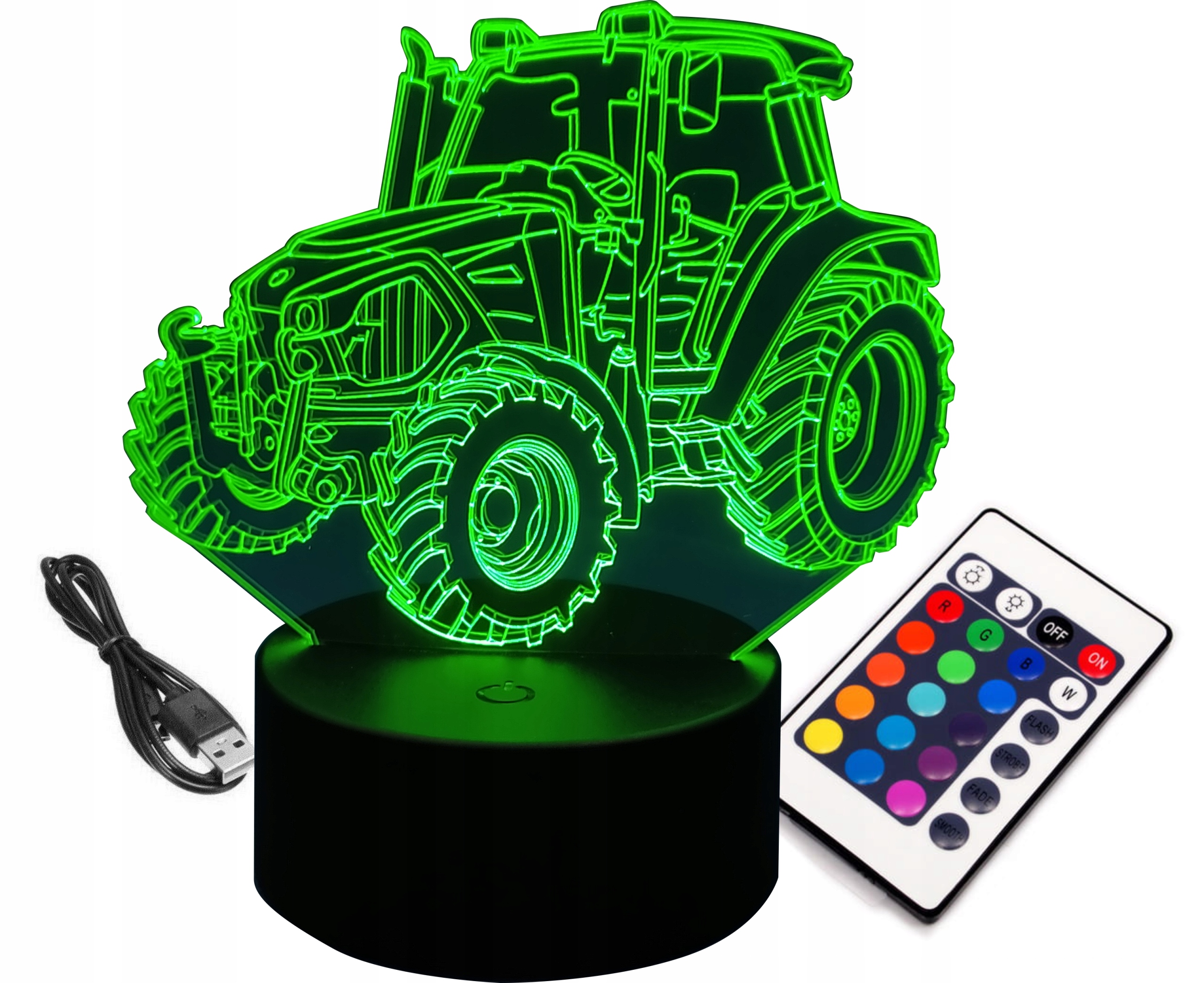 LAMPKA NOCNA 3D LED TRAKTOR FARMING CIĄGNIK FARMA (5906228706074 ...