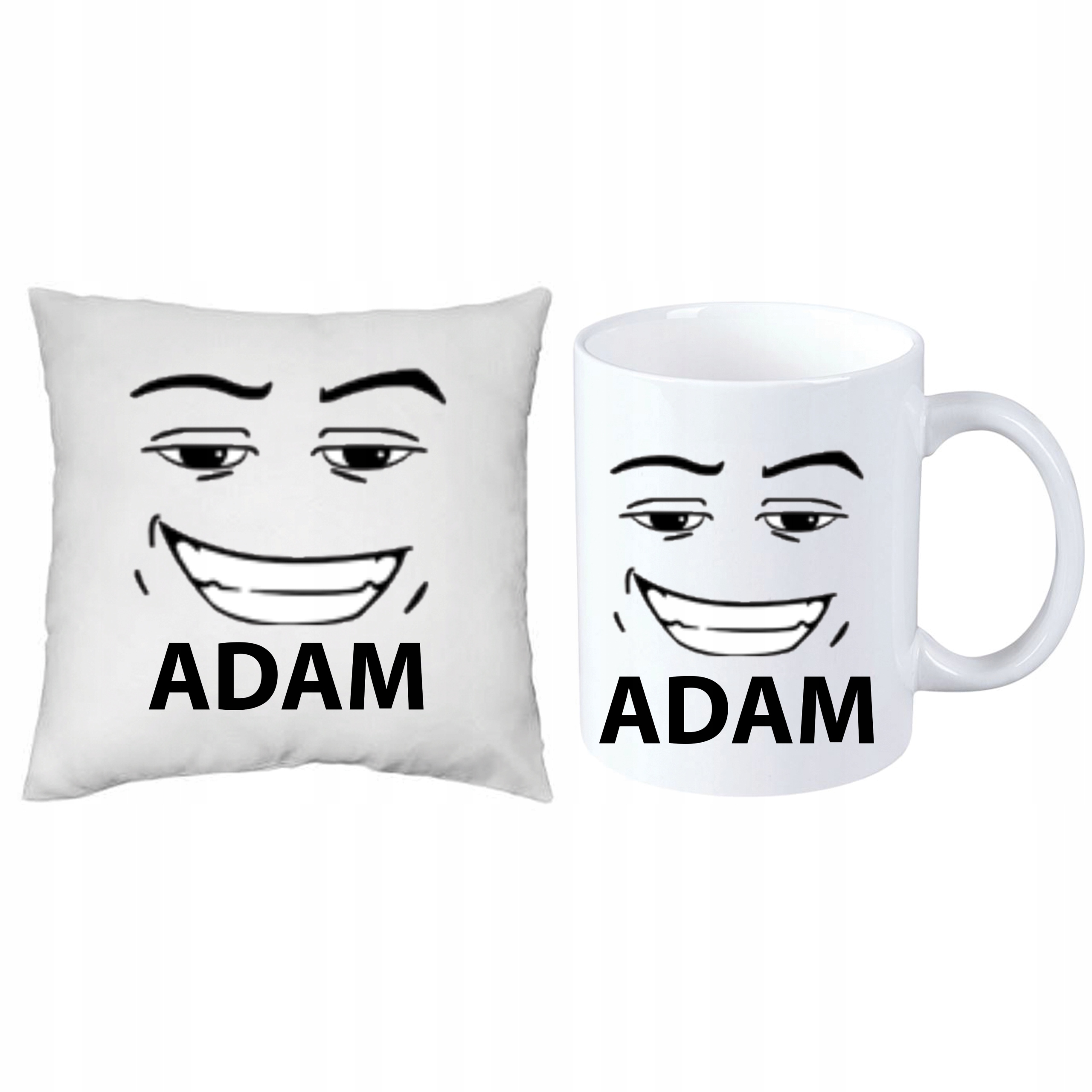 ROBLOX Man Face Pal Face Zestaw PODUSZKA + KUBEK (5906249038567) • Cena ...