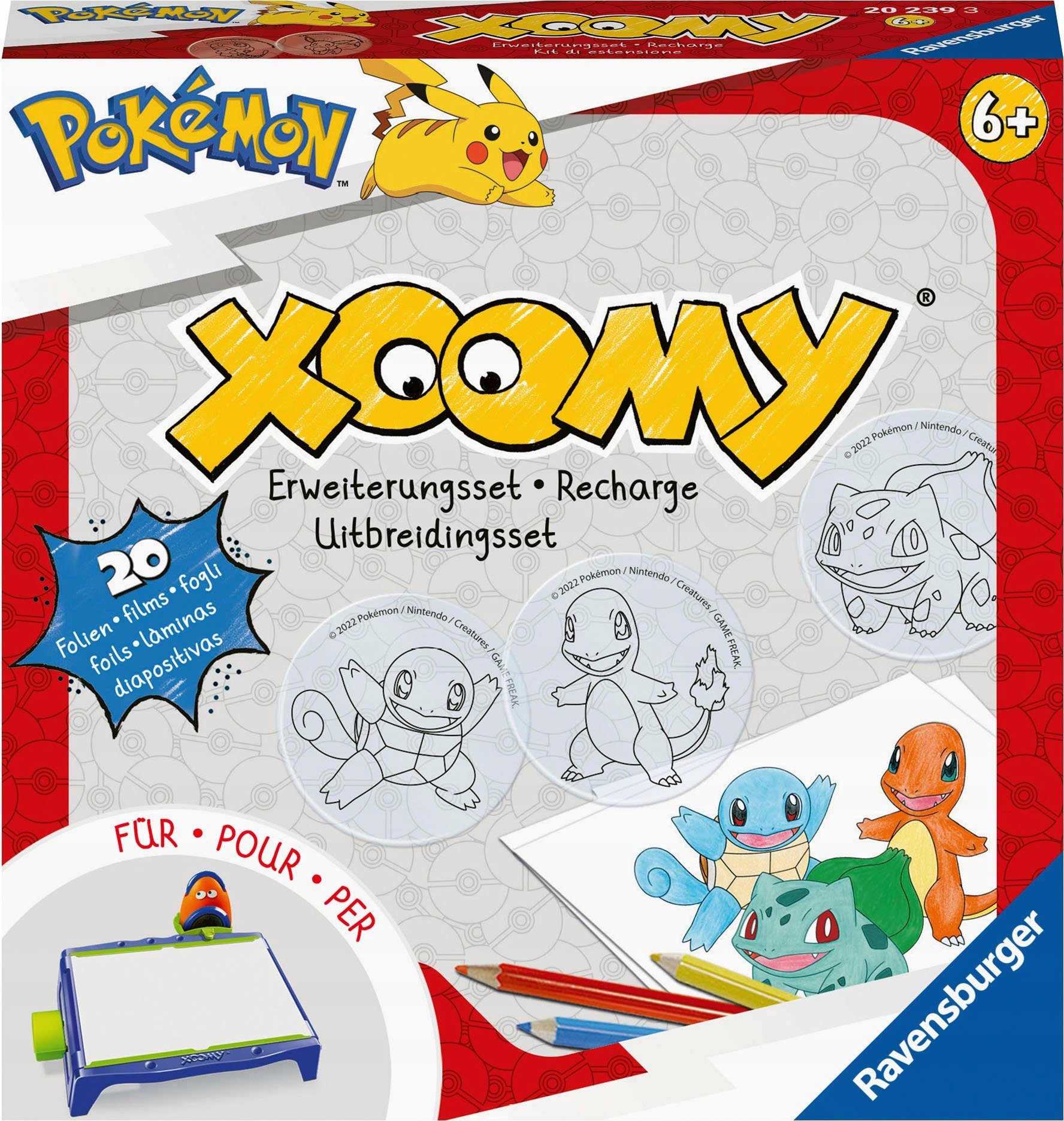 Xoomy PokEmon ZABAWKA PLASTYCZNA Ravensburger Zabawka do Rysowania ...