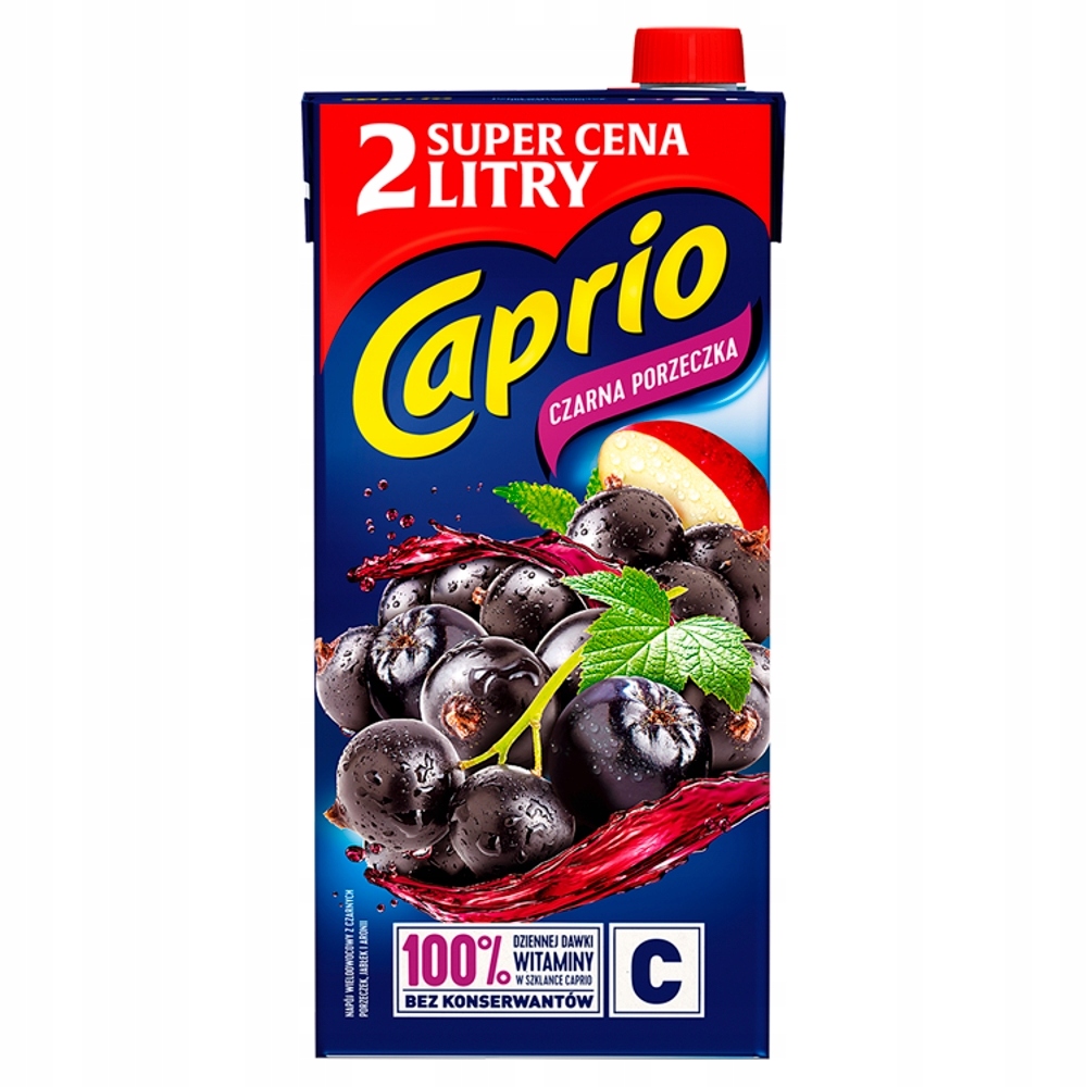 Napój Czarna Porzeczka Caprio 2000 ml (05900334126733) • Cena, Opinie ...