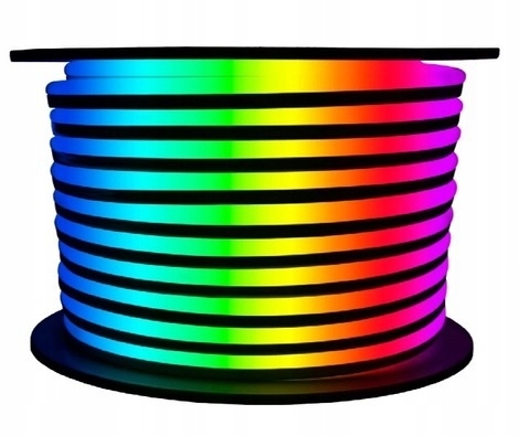 NEON FLEX MOCNY RGB Taśma LED 12V 15W WODOODPORNY (5903715449155) • Cena, Opinie • Taśmy LED ...