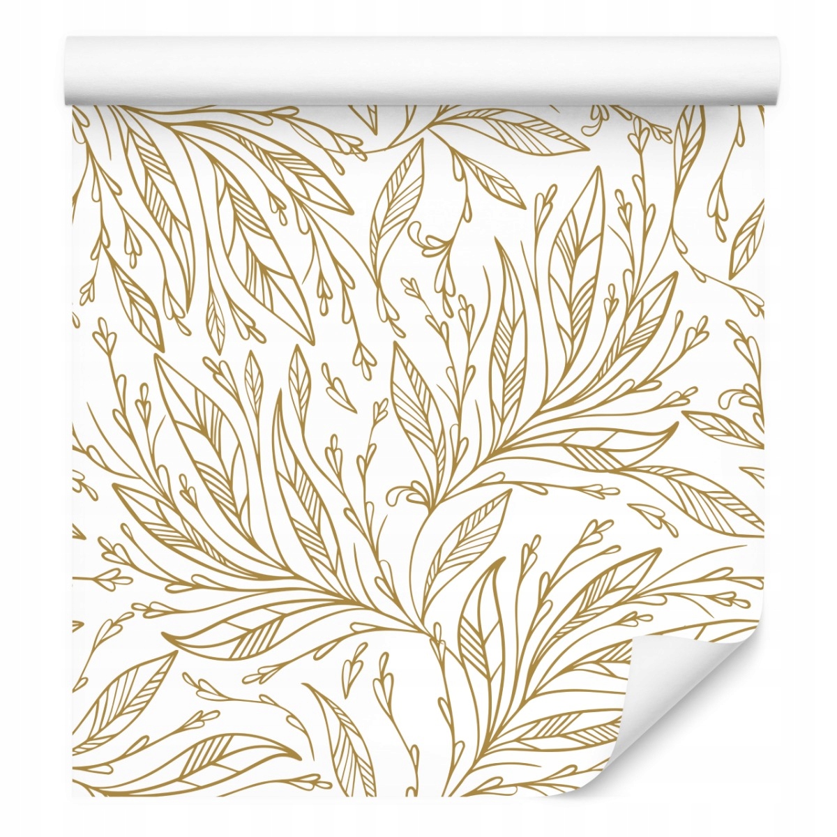 Tapeta Ścienna LIŚCIE Roślinne Wzory w Stylu Boho (5904436991329 ...