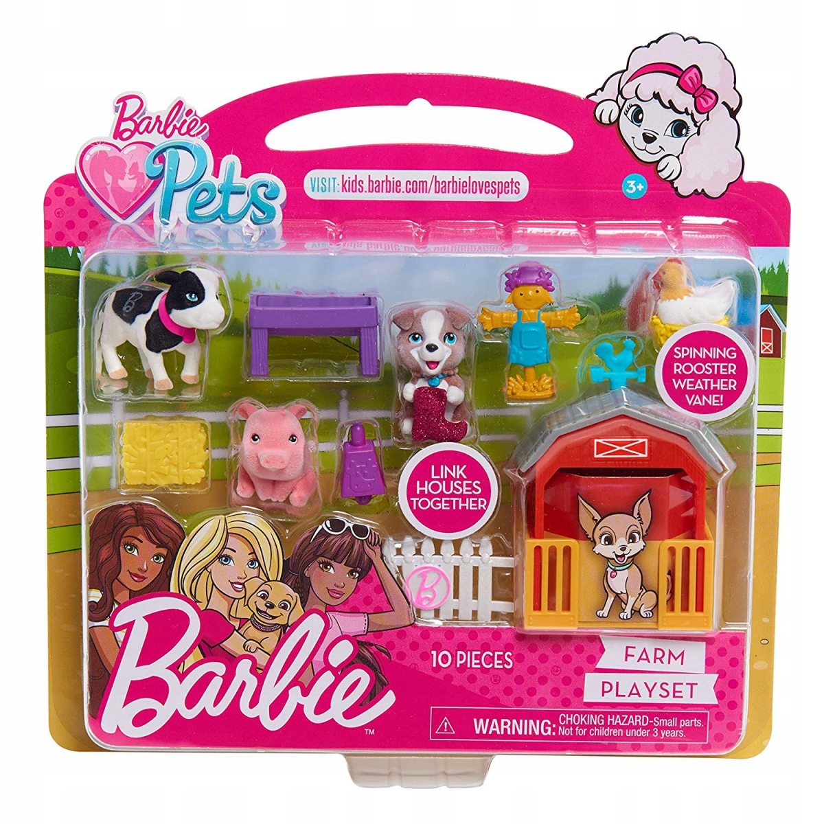Barbie with pets store