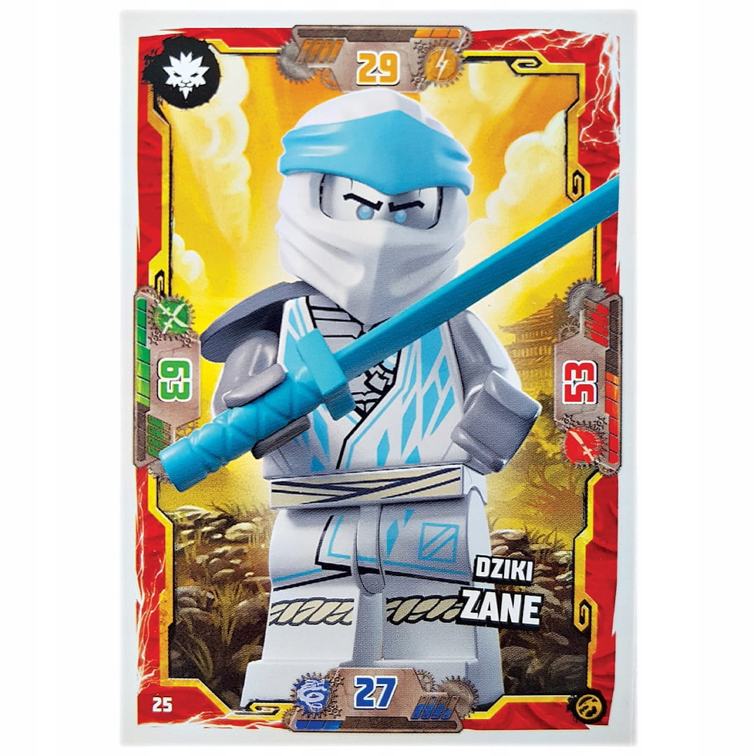 Karta LEGO Ninjago S7 Nr 25: Dziki Zane - porównaj ceny - Allegro.pl