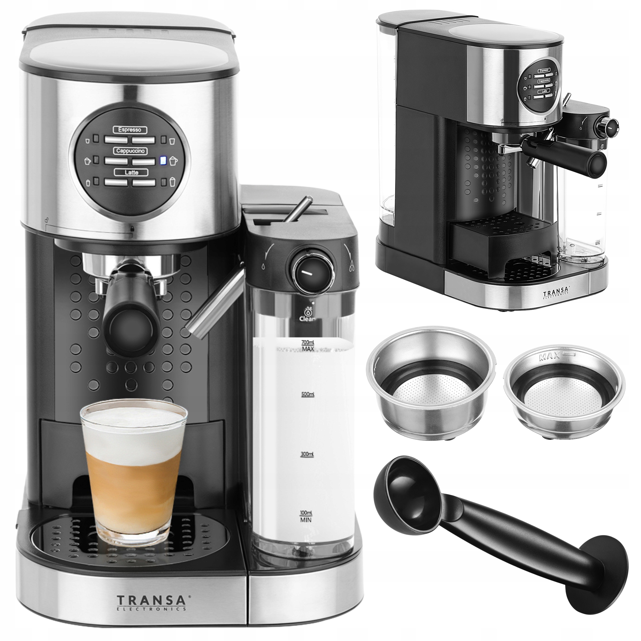 Pákový kávovar na espresso Transa Electronics MultiCoffee 1470 W ...