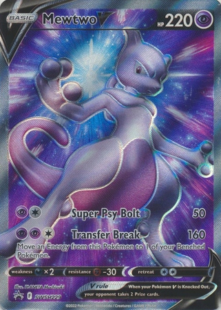 Mewtwo V - SWSH229 - Full Art Ultra - Pokemon GO - Stan: Nowy 41.23PLN ...