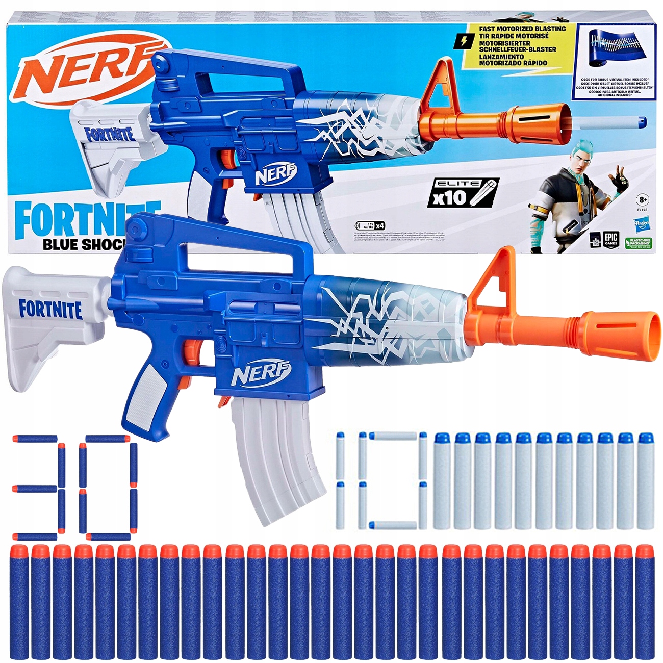 Nerf Blue Shock - Niska cena na Allegro.pl