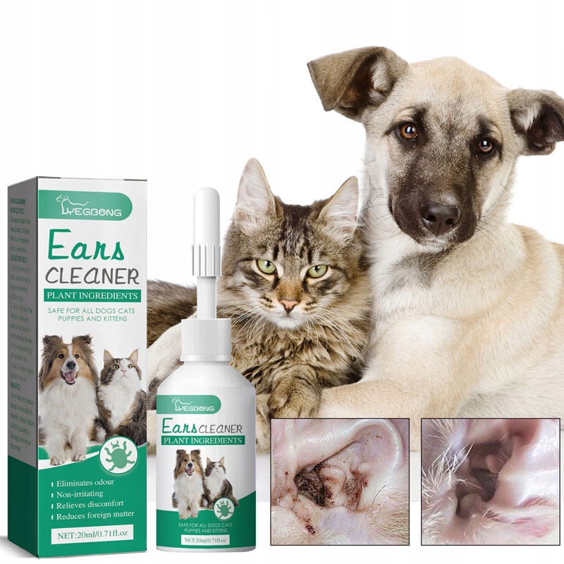 Kvapky do uší Pre Psov A Mačky Na Svrab A Čistenie Uší - Allegro