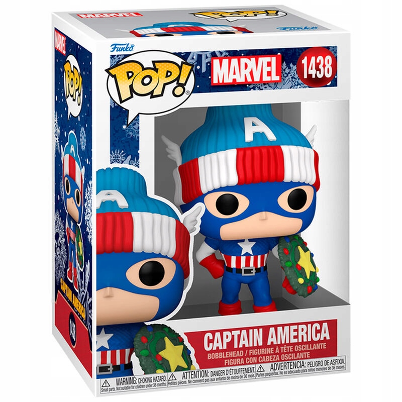Marvel POP! Vinyl postava Holiday Capt. Amerika 9 cm - Allegro