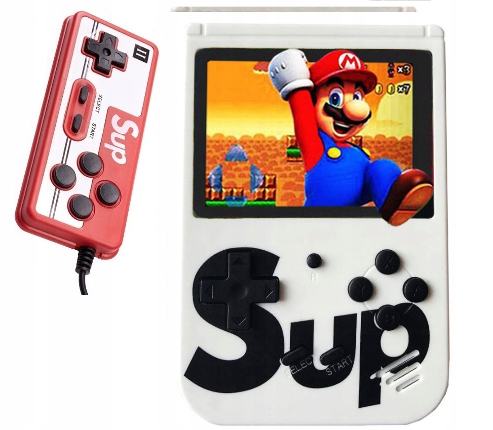 PRZENOŚNA MINI KONSOLA RETRO GAMEBOY PEGASUS GAME BOX MARIO CONTRA 400 ...