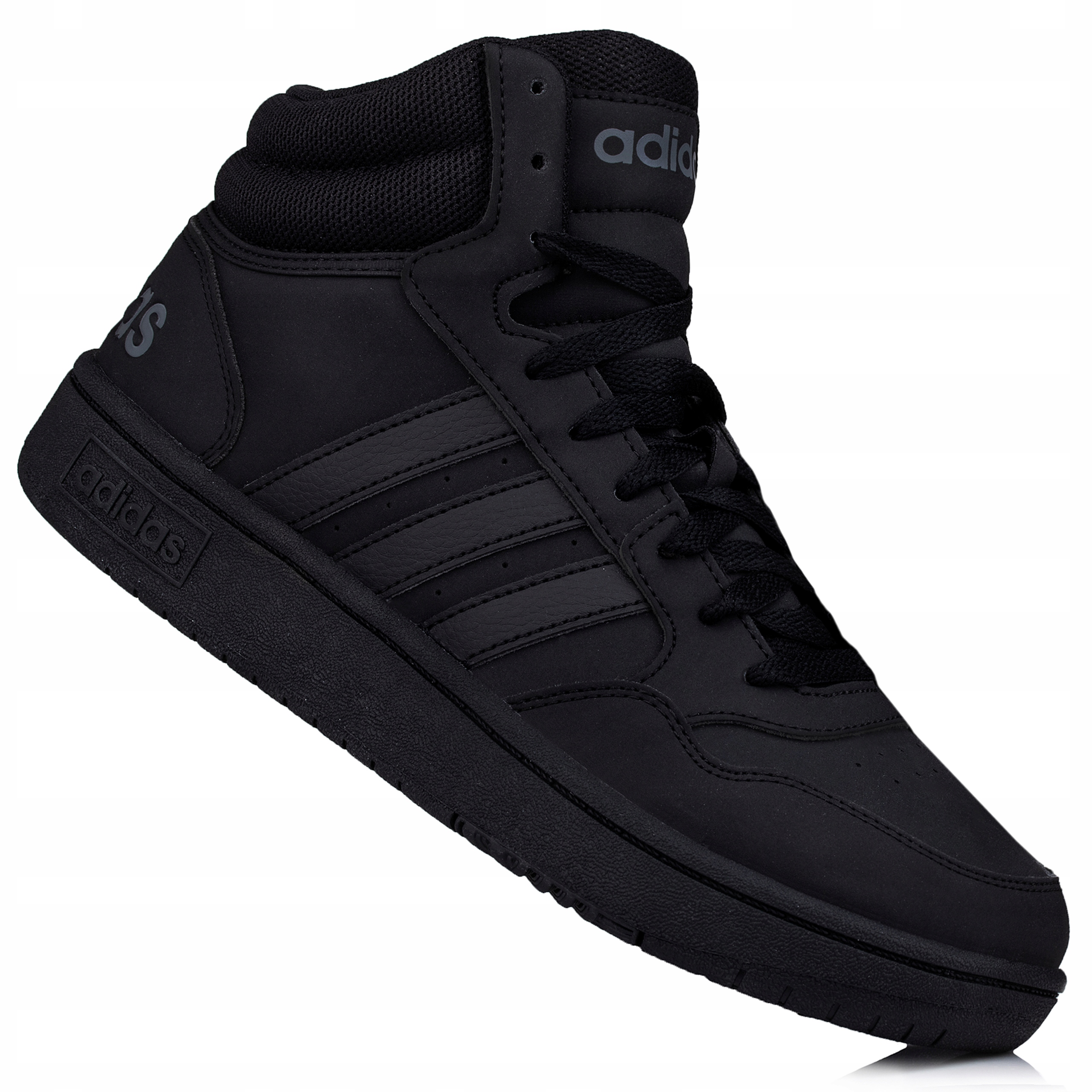 Buty męskie sportowe Adidas Hoops Mid 3.0 BLACK (5906168508561) • Cena ...