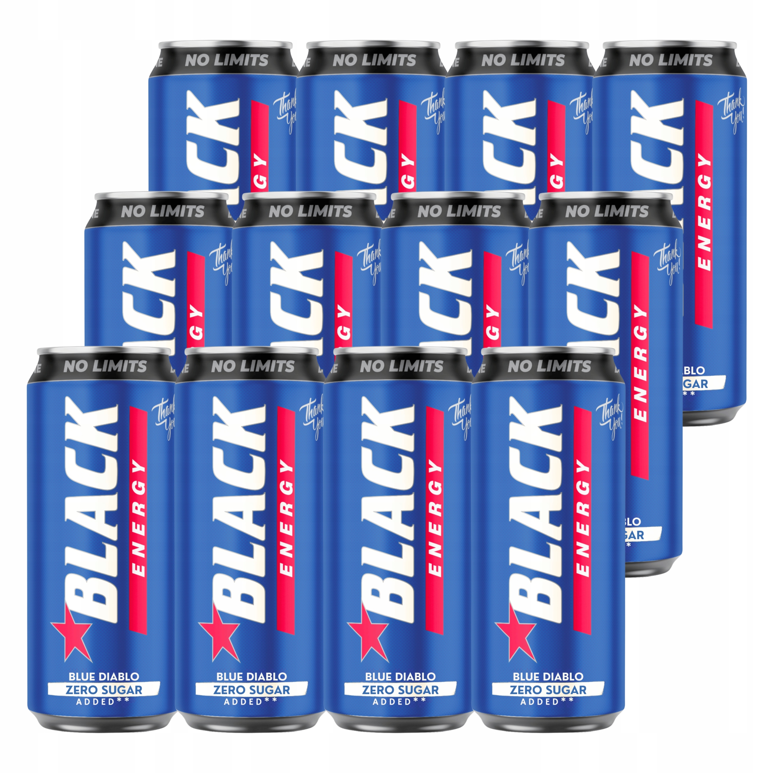 BLACK Energy BLUE DIABLO Zero No Limits 12x 500ml (5900552089445 ...