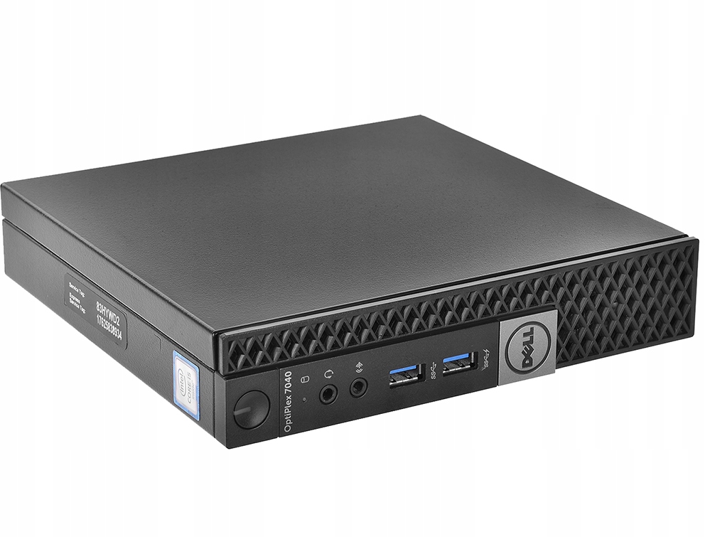 Mini PC Micro DELL 7040 MFF i7 6Gen 16GB Nowy dysk 512GB SSD NVMe HDMI ...