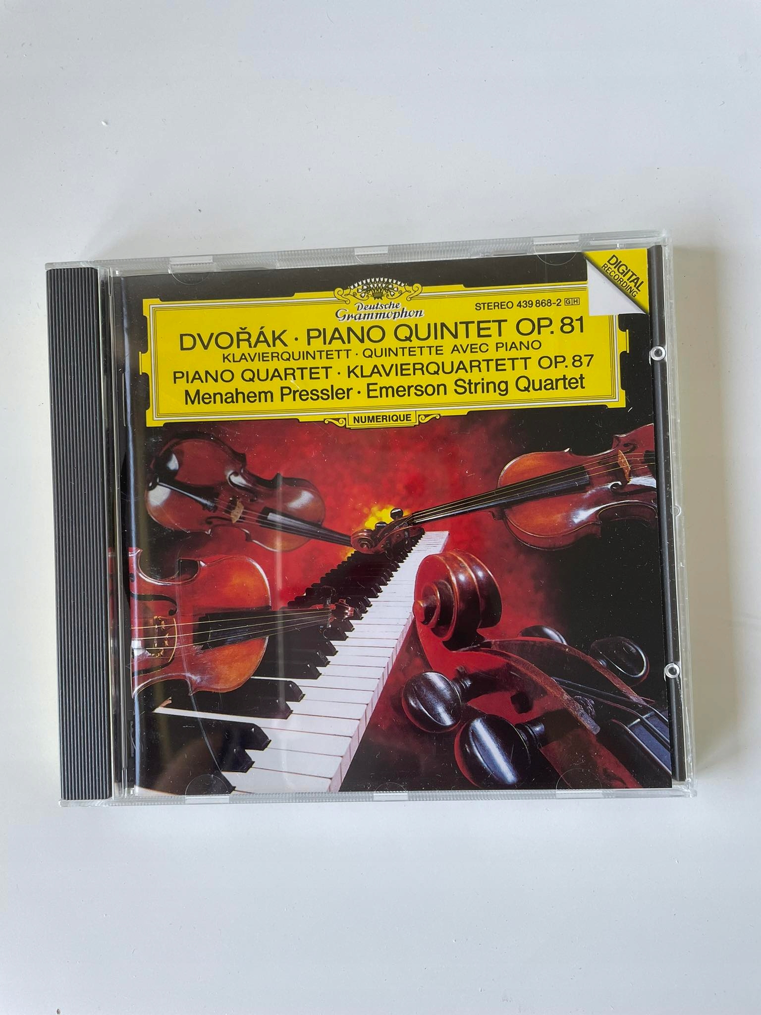 Dvořák-Emerson String Quartet, Menahem Pressler –Piano Quintet Op81 ... Dvořák-Emerson String Quartet, Menahem Pressler –Piano Quintet Op81 ...