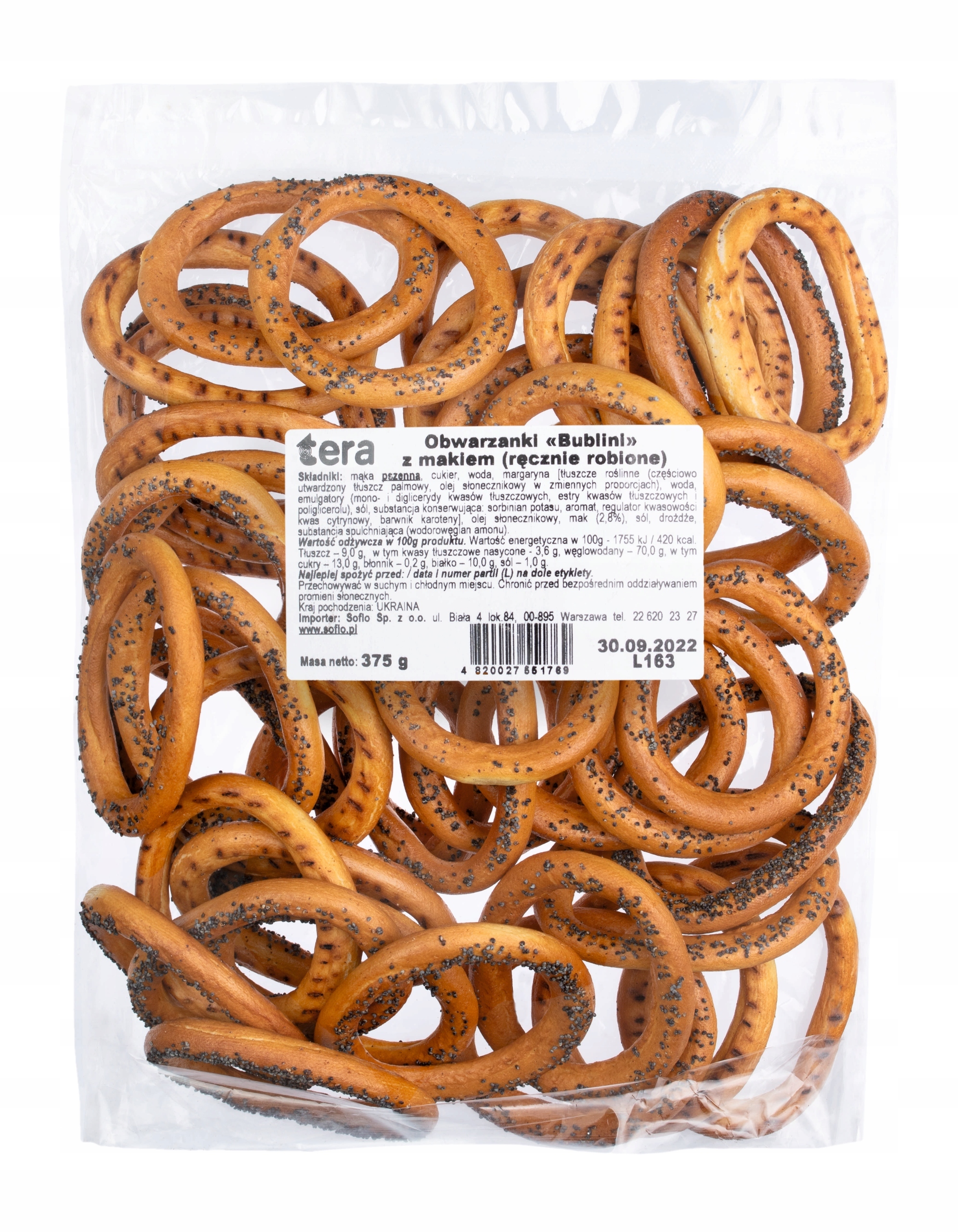 OBWARZANKI Bublini Z MAKIEM Ręcznie Robione 375g 13174897539 - Allegro.pl