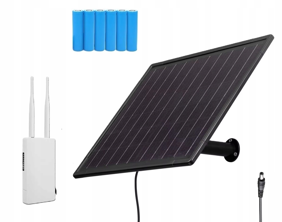 SOLÁRNÍ ROUTER WIFI MODEM NA SIM KARTU 4G LTE SOLÁRNÍ PANEL 25W - Allegro