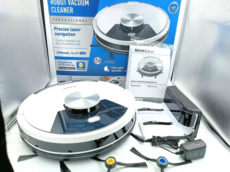 Robot sprzątający SilverCrest SSR AL1 biały - Sklep, Opinie, Cena w Allegro