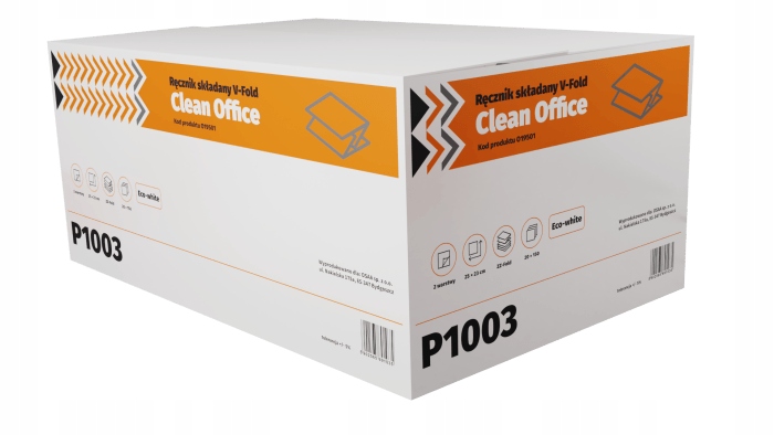 Ręcznik papierowy Clean Office Ręcznik składany V-Fold Clean Office eco ...