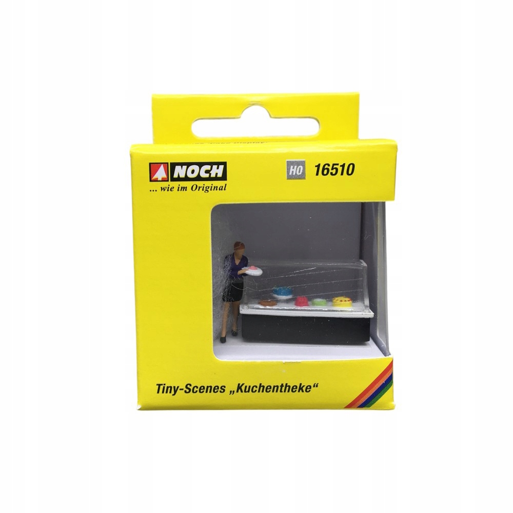 Noch 16510 - Mini Lada jelenet süteményekkel, H0 méretarányú figurák a ...
