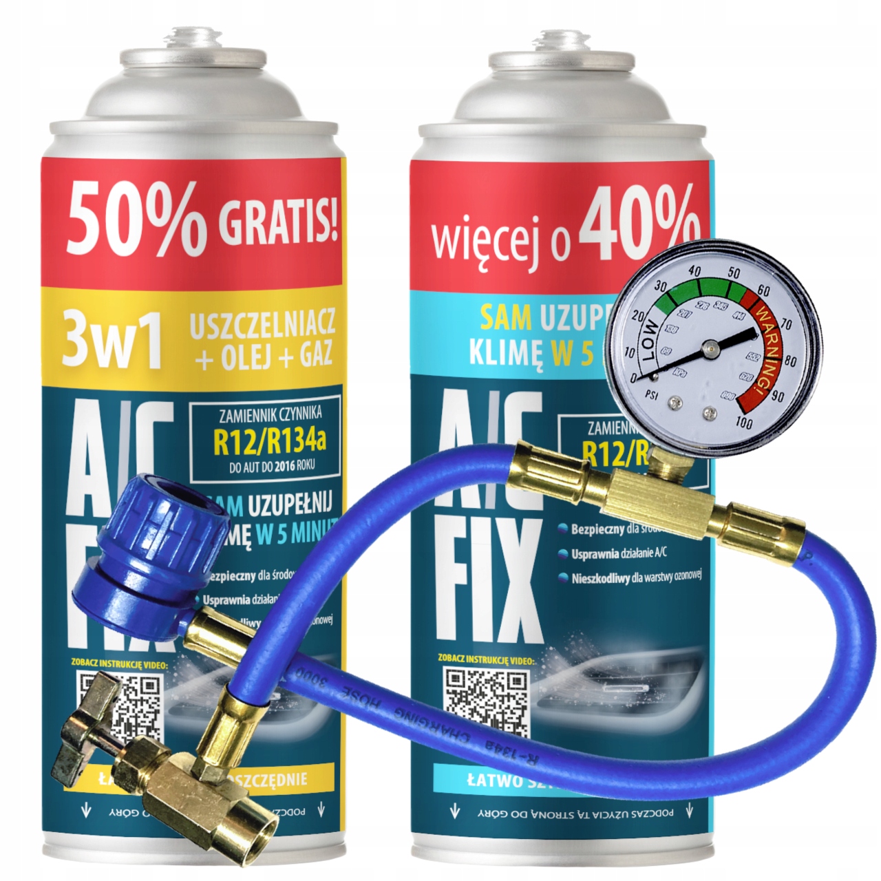 A/C Fix Uszczelniacz do klimatyzacji R134A 3w1 170 - porównaj ceny ...