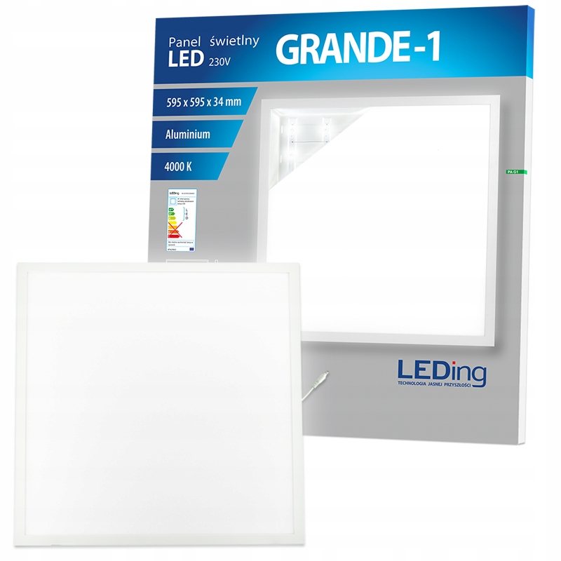 Panel LED 50W 5500lm 60x60cm 4000K LEDING (5902693880882) • Cena ...