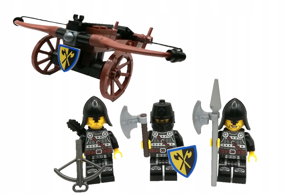 LEGO Castle strzelająca ballista i Rycerze Herbu Dwa Topory (Battle ...
