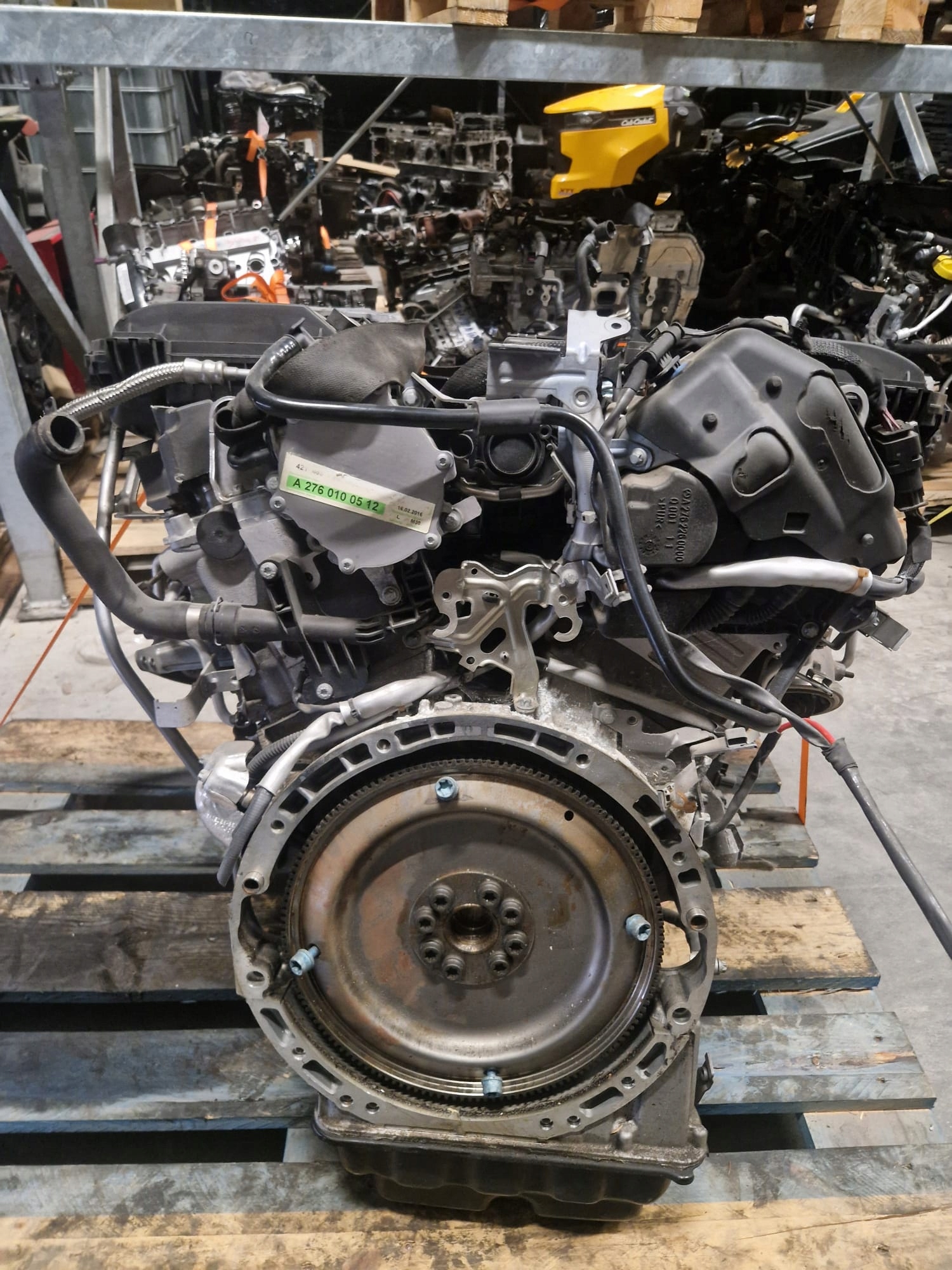 SILNIK BEZ OSPRZĘTU MERCEDES GLE GLS 43 AMG 3.0 V6 276 821 M276.821 276 821 za 15000 zł z ...