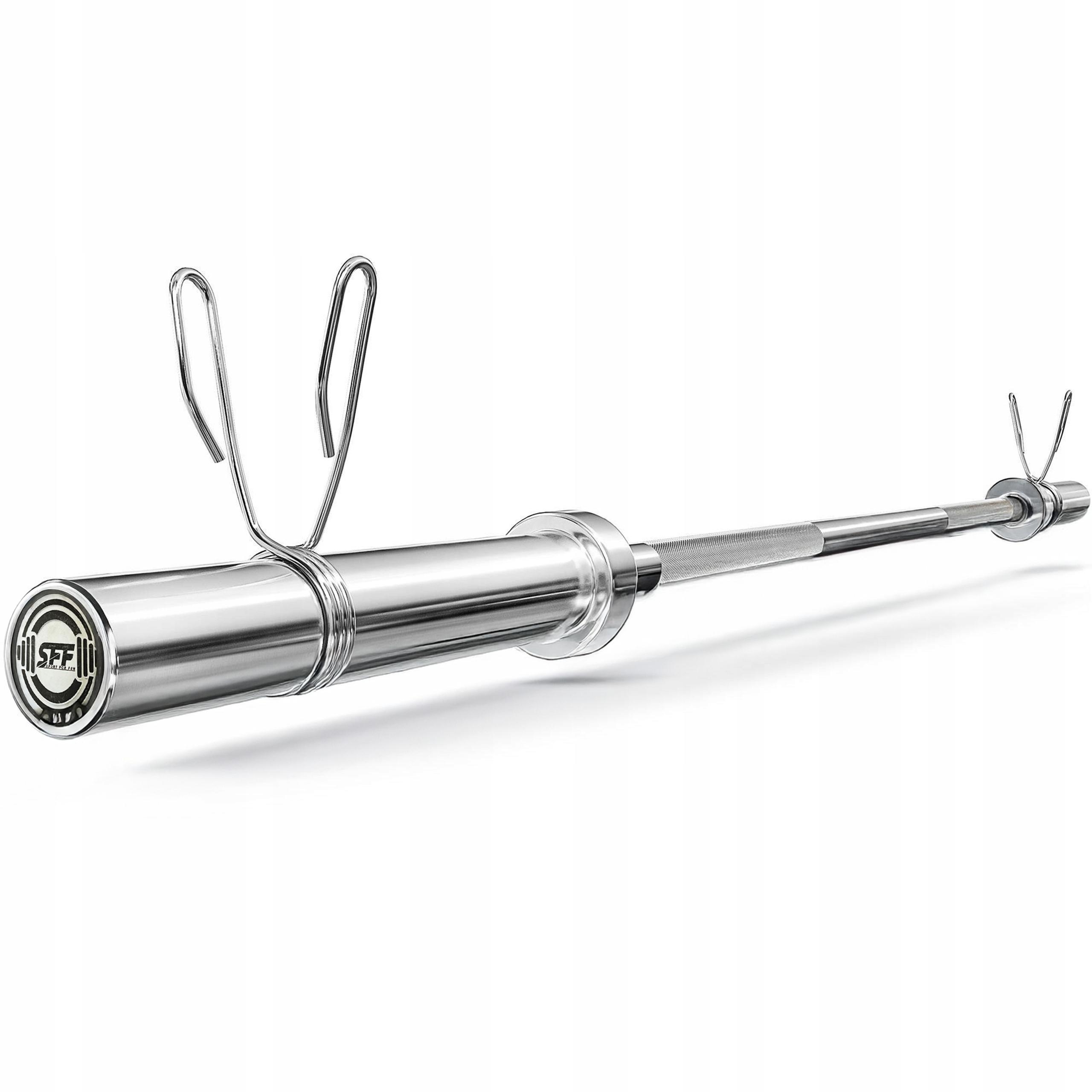 GRYF PROSTY OLIMPIJSKI GŁADKI 120CM 50MM SZTANGA CHROMOWANY GRATIS ZACISKI - 5905311714866 ...