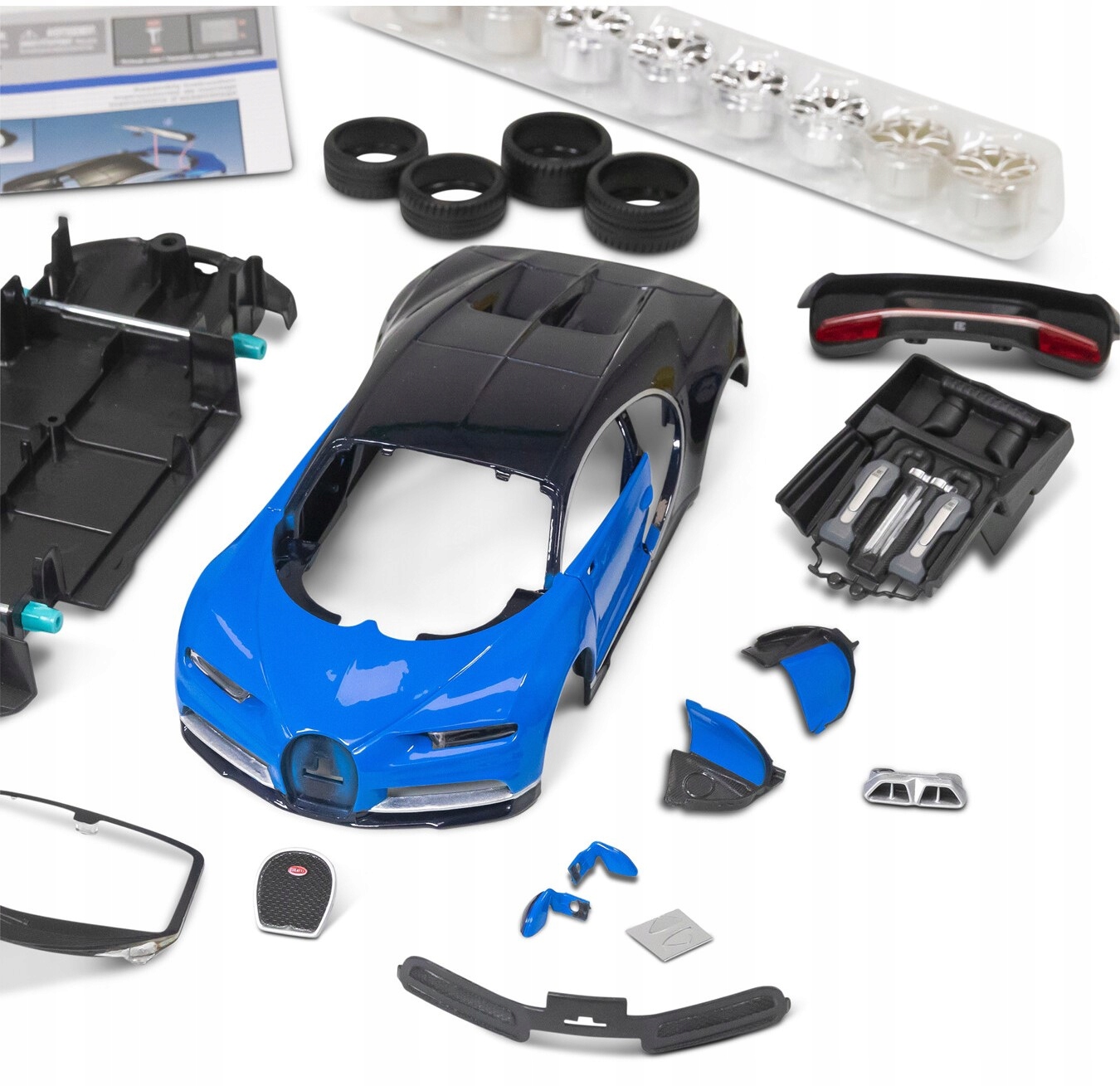 Bugatti Chiron Model Do Składania Złożenia Maisto 1:24 DIY Assembly ...