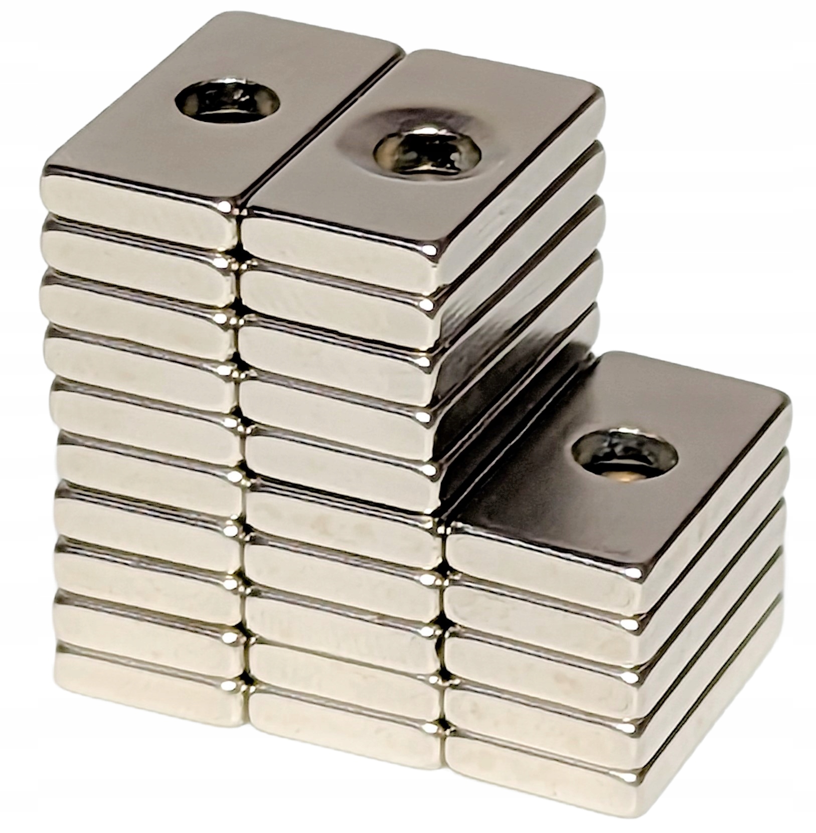 25x MAGNES NEODYMOWY Z OTWOREM POD WKRĘT 20x10x3mm (30596) • Cena ...