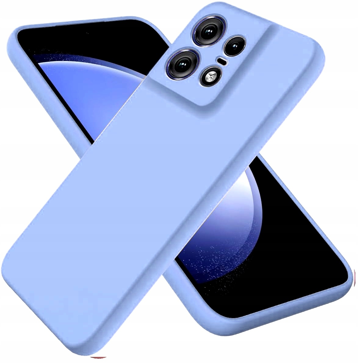 Etui PREMIUM SILICONE CASE do Motorola Edge 50 Pro +SZKŁO HARTOWANE ...