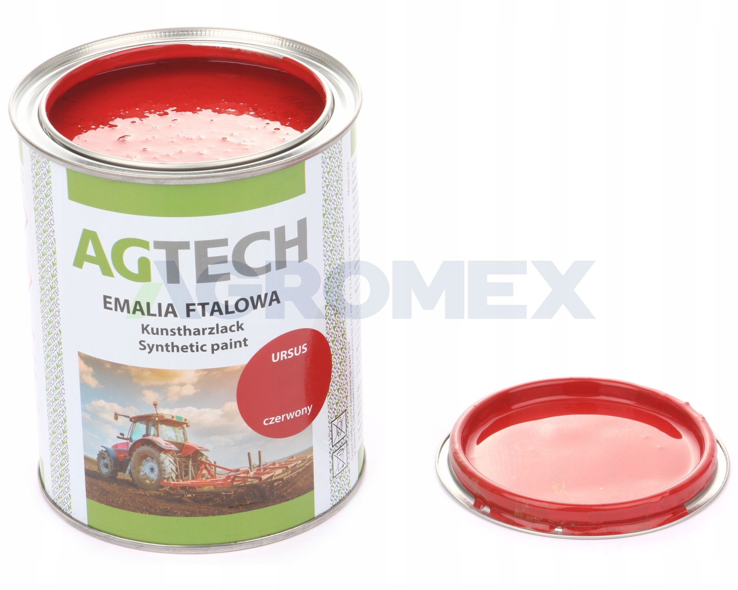 lakier farba Ursus czerwony C360 C385 maska 0,8l za z Tuchola - Allegro ...