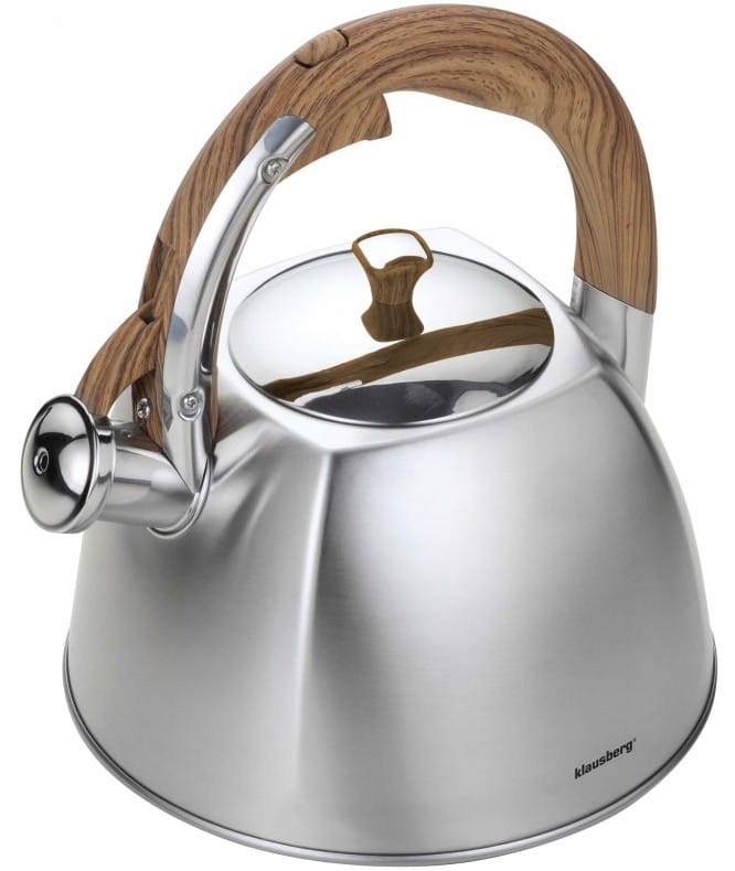 Čajník, kanvica na čaj - 3L oceľový kotol. Square Indukčné Satin