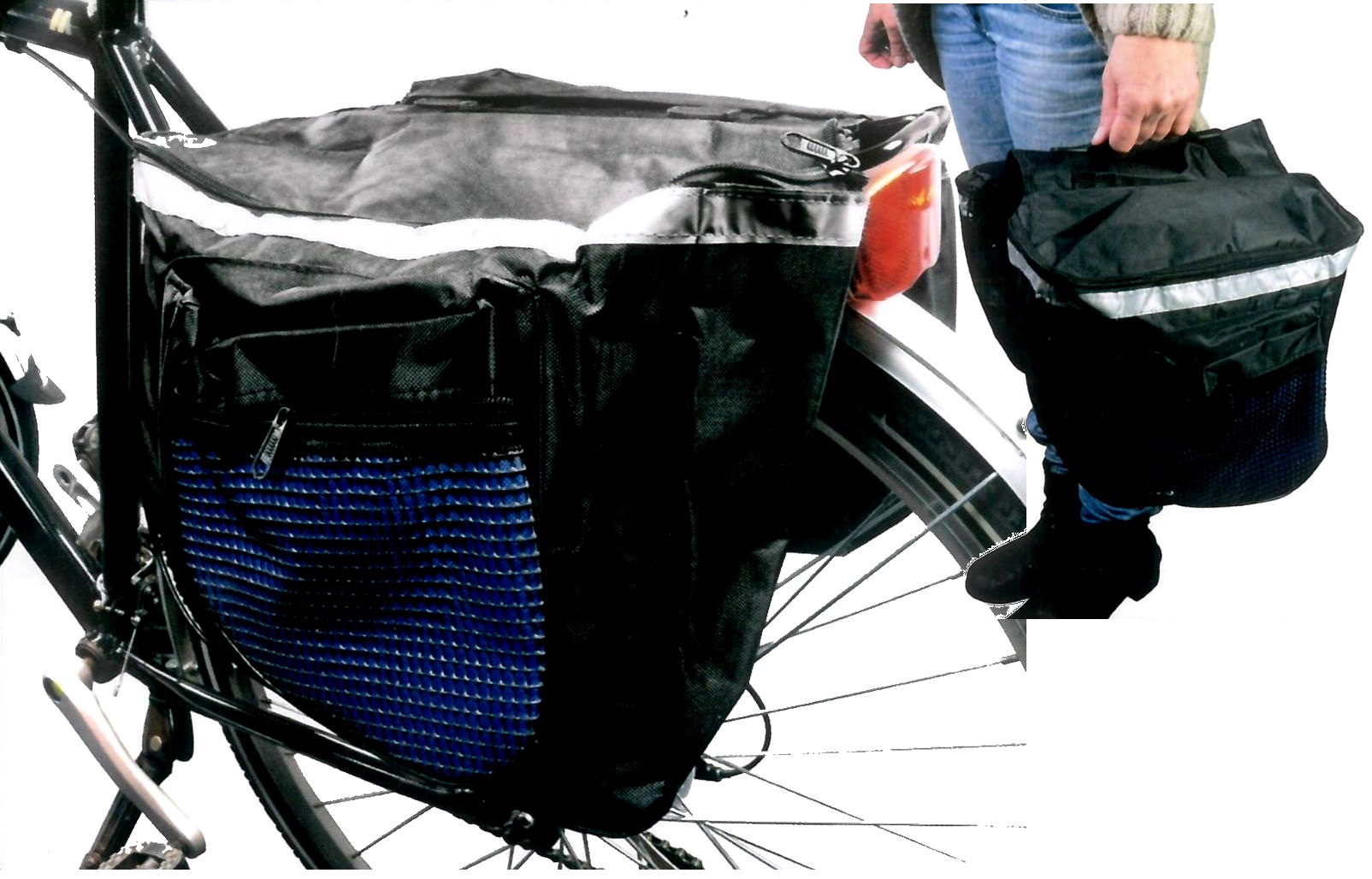 Sakwa Torba Rowerowa Na Bagażnik Rowerowy 26 L Tylna Sakwy Torby ...