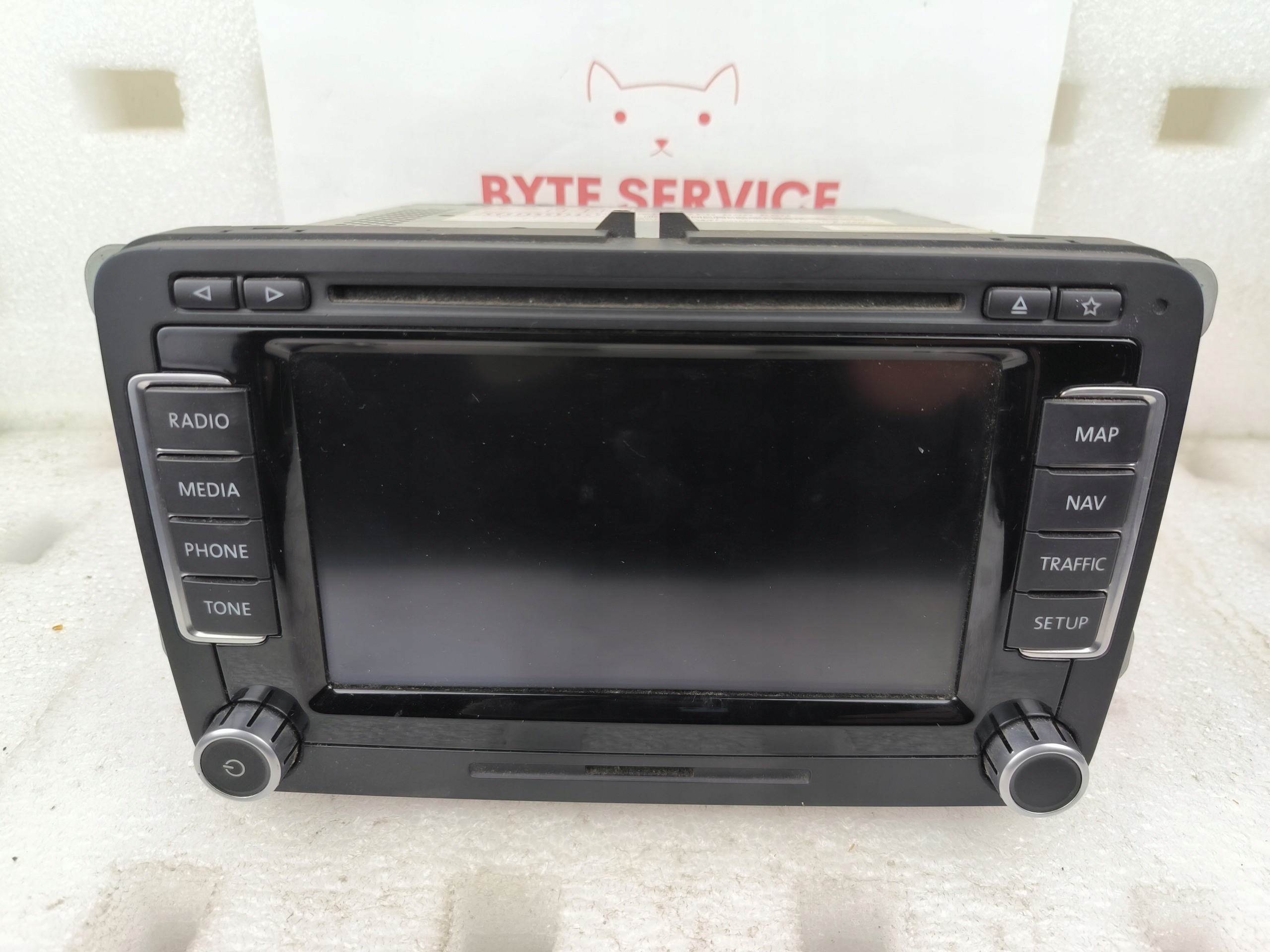 VW VOLKSWAGEN RNS 510 Rádio Navigace Multimédia 7F0035680 Obrazovka ...