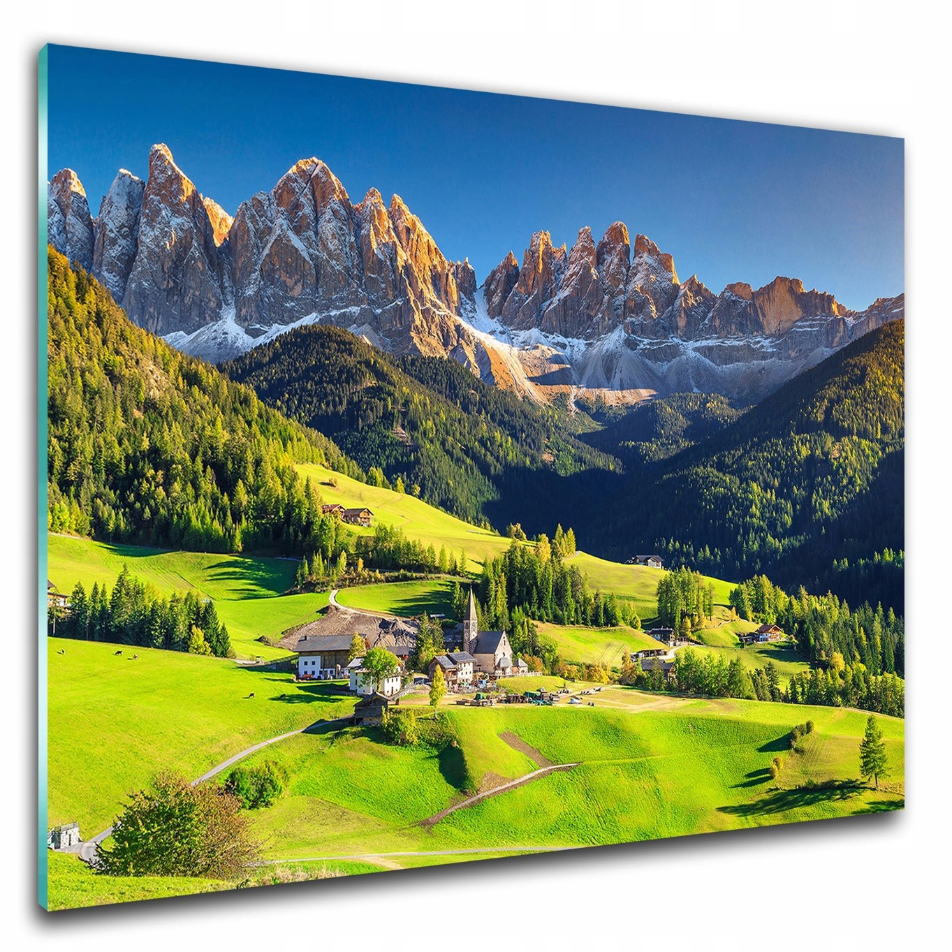 Obraz ścienny szklany ścienny Dolomity Góry 80x60 • Cena, Opinie ...