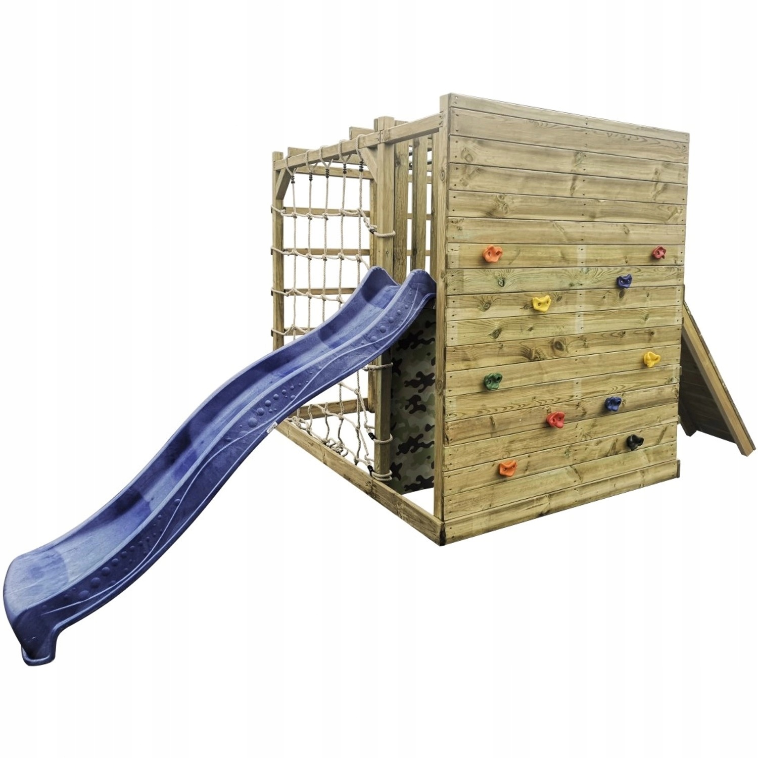 Plac zabaw 4IQ Group Cubic Omega 225x447x210 cm (5902490693050) • Cena ...