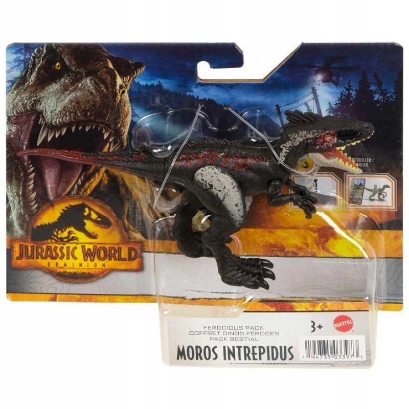 JURASSIC WORLD DINOZAUR MOROS INTREPIDUS HDX18 HDX 13236637294 - Allegro.pl