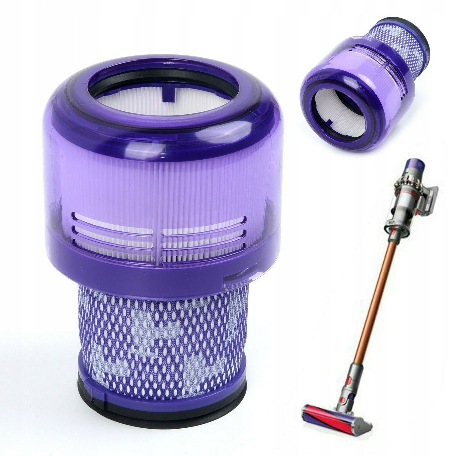 FILTR POWIETRZA ZMYWALNY DO DYSON V11 V15 Detect Absolute Animal Total ...