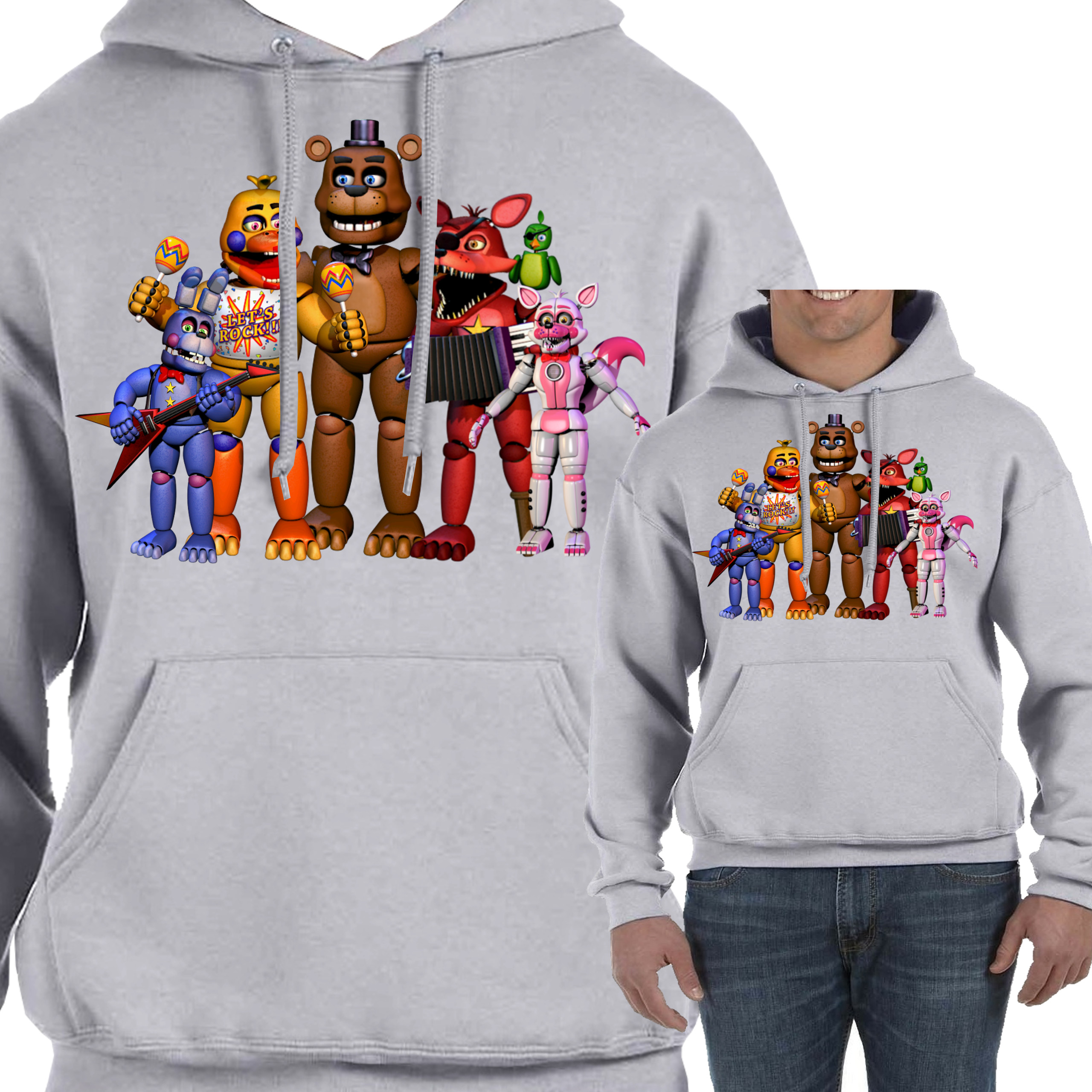 BLUZA Z KAPTUREM FIVE NIGHTS FREDDYS FNAF L 3008 13287952011 - Allegro.pl