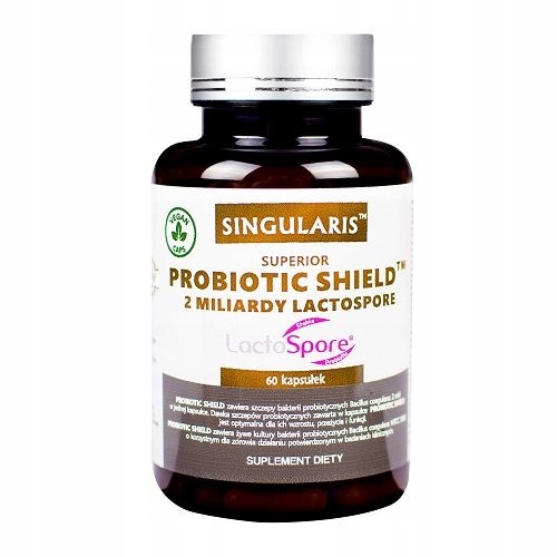 Kapsułki probiotyczne Singularis Lactospore 2 mld 60 szt. (5903263262602) • Cena, Opinie • Układ ...