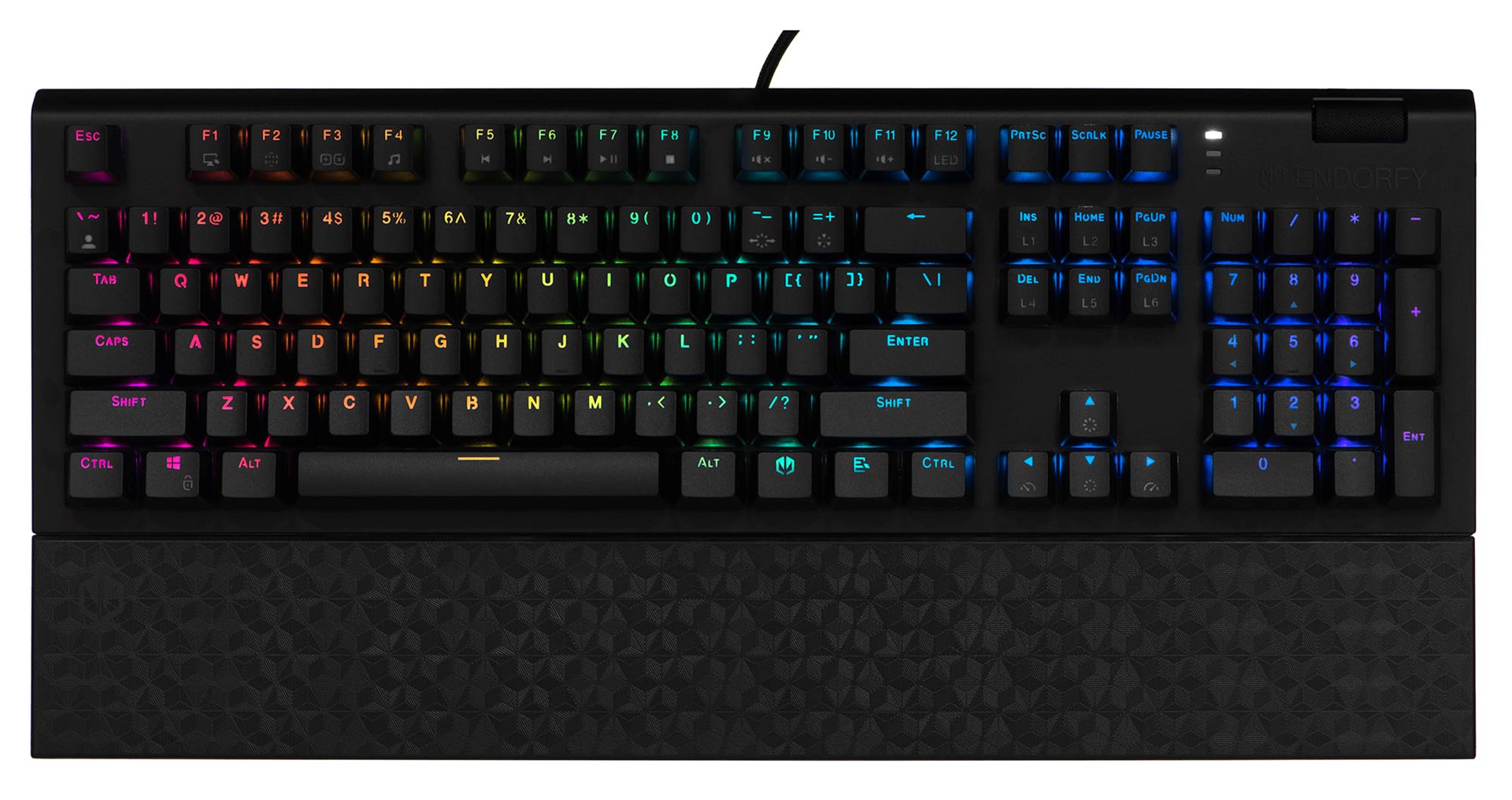 Profesjonalna GAMINGOWA Klawiatura MECHANICZNA ENDORFY Omnis Kailh Red ...