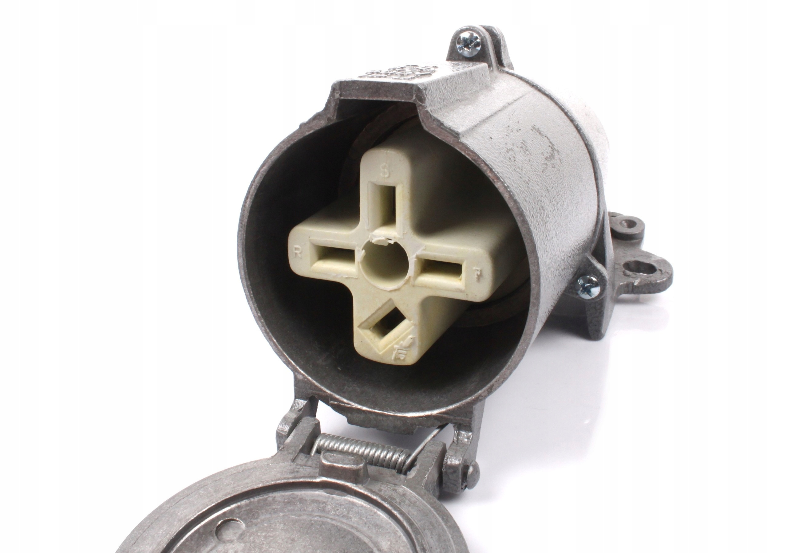 Gniazdo siłowe 32A 4p metal płaskie bolce 500V (0079976551250) • Cena ...