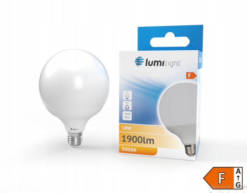 Żarówka LED G120 E27 18W 270 stopni ciepła (5901619341803) • Cena, Opinie • Źródła światła ...