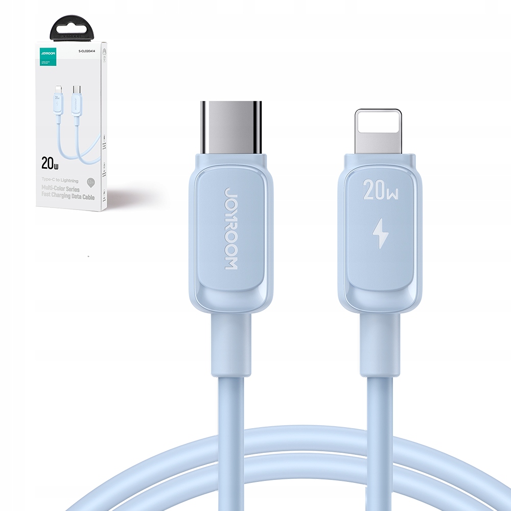 Kabel Joyroom USB typ C - Apple Lightning 1,2 m wielokolorowy - Sklep, Opinie, Cena w Allegro