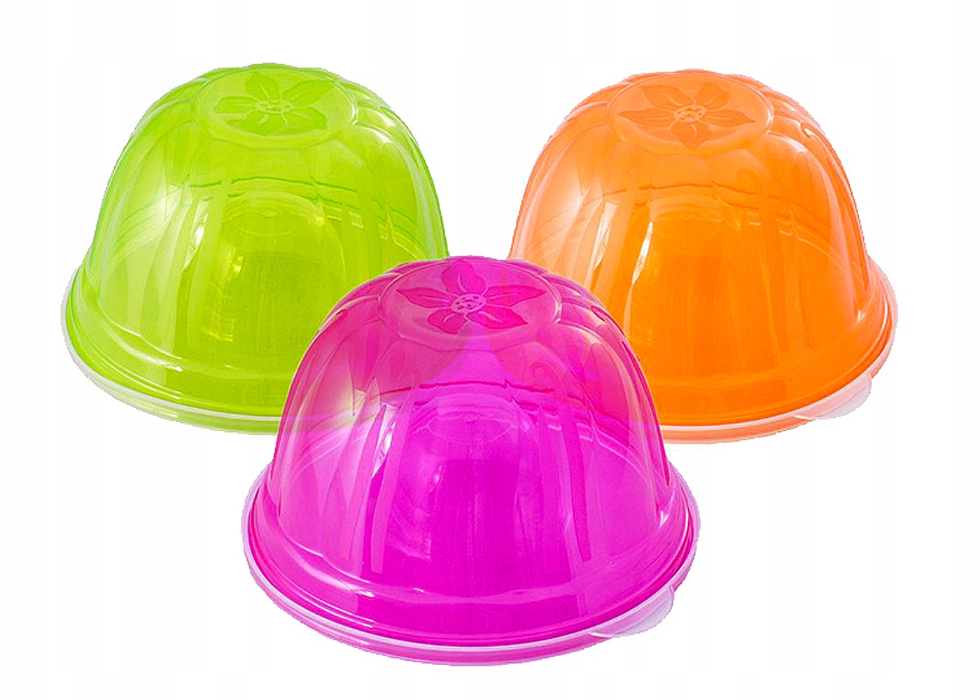 3 POJEMNIKI FOREMKA DO DESERÓW NA ZIMNO GALARETKI (5901098108201) • Cena, Opinie • Pojemniki ...