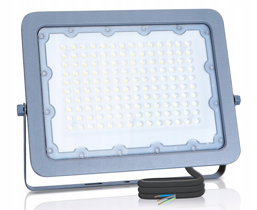 NAŚWIETLACZ HALOGEN LED SLIM 100W 4000K 90° (AS_213428) • Cena, Opinie • Halogeny i naświetlacze ...