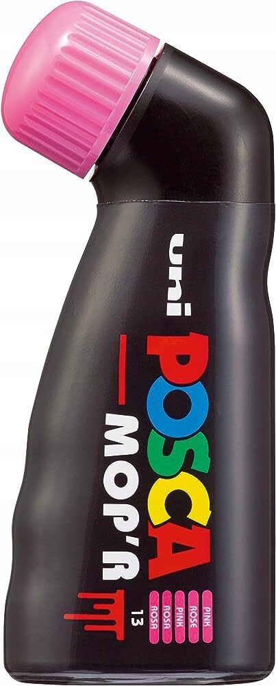 MARKER Z FARBĄ PLAKATOWĄ GRAFFITI Uni POSCA MOP'R PCM-22 RÓŻOWY ...