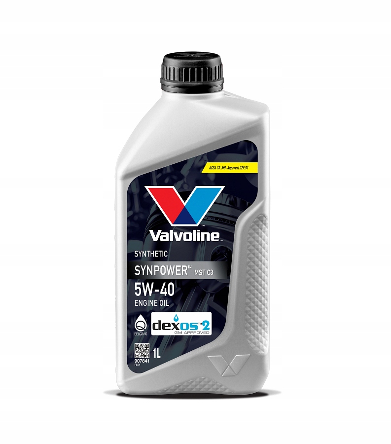 VALVOLINE SynPower MST C3 5W40 1L VW505.01 BMW LL-04 Dexos2 DPF ...